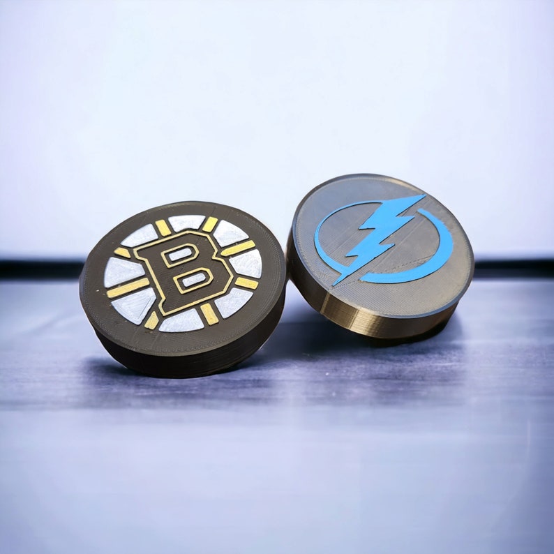 NHL Logo 3D Printed Hockey Puck - Etsy