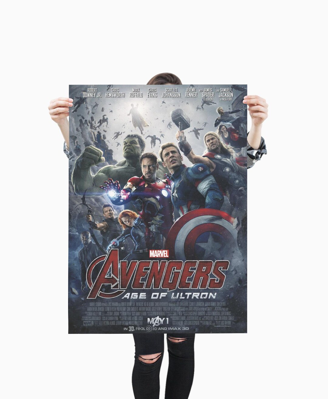 Avengers Age of Ultron Poster / Premium Matte Vertical Poster, Birthday ...
