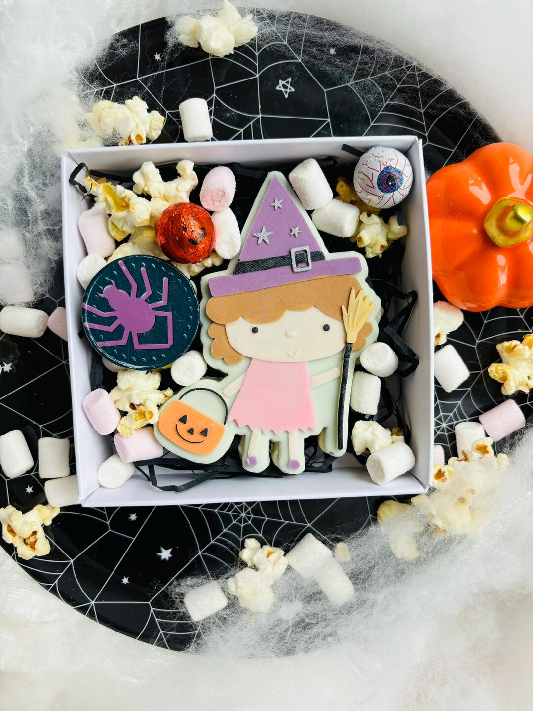 Halloween Little Witch Sugar Cookie, Halloween Treat, Edible Treat ...