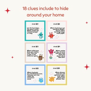 Indoor New Years Scavenger Hunt for Kids | Printable Editable Treasure ...