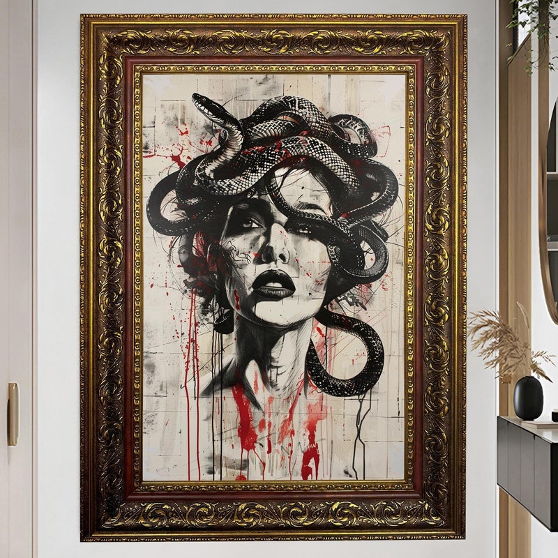 Medusa Art - Etsy