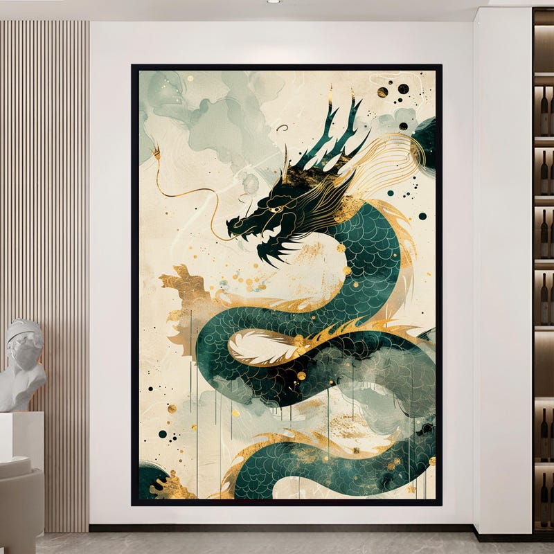 Dragon Wall Art - Etsy