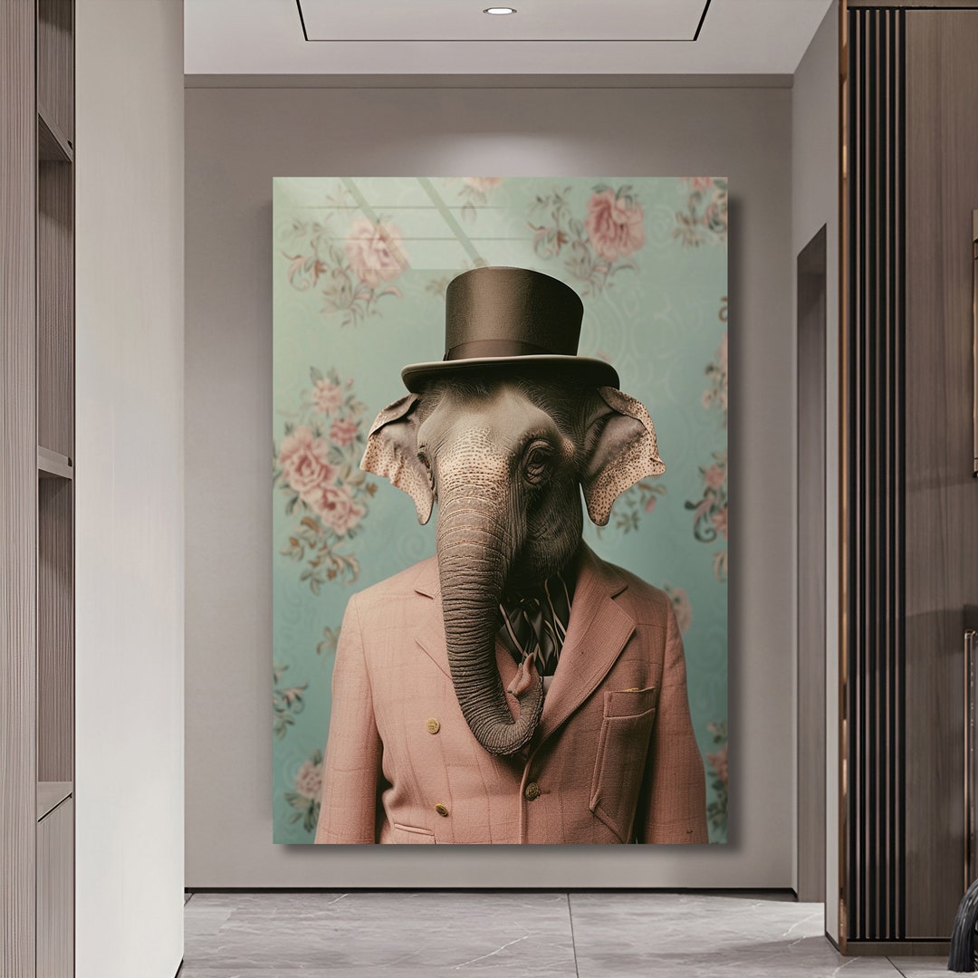 Elephant Wall Art, Elephant Design Elephant Gifts İnterior Decor Wall ...