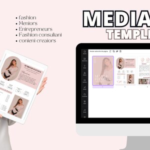 Media Kit Template | Media Kit for Fashion Advisors and Influencers ...