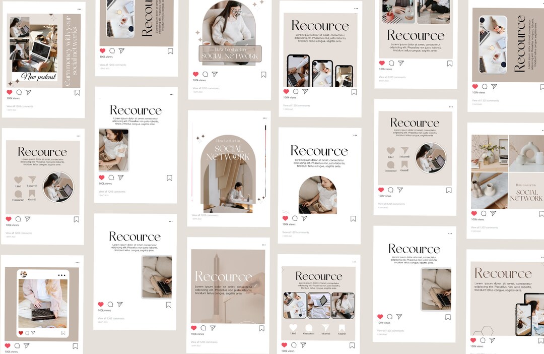 Instagram Posts |continuous Vertical Carousels | Influencers Content ...