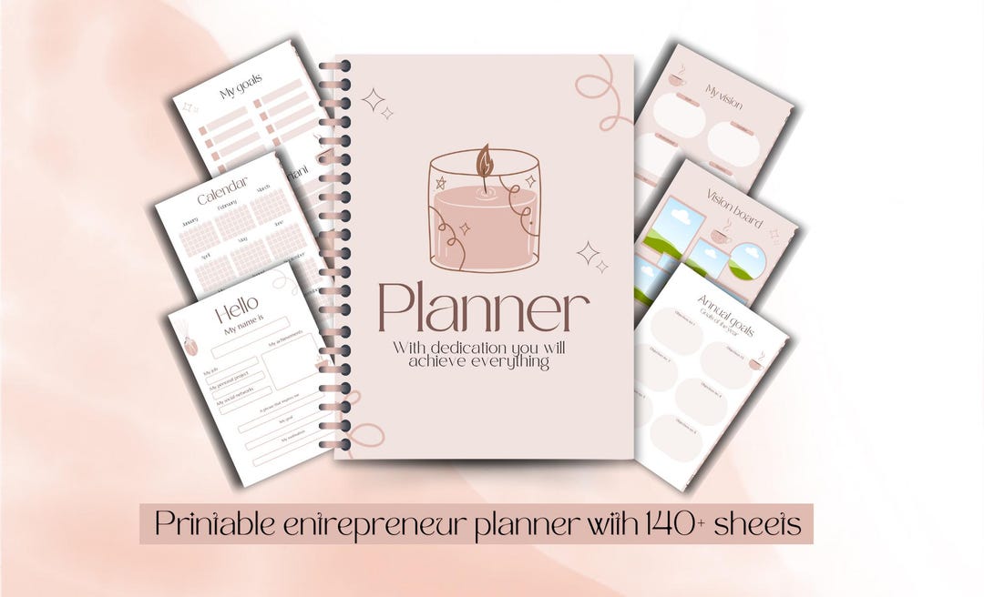 Digital Planner Template 2025, Resell Editable Planner, Planner for ...
