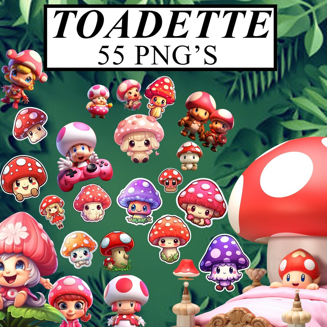 Toadette, DIY, Papercraft, PDF, Svg, Dxf, Low Poly, 3D Model, Craft ...