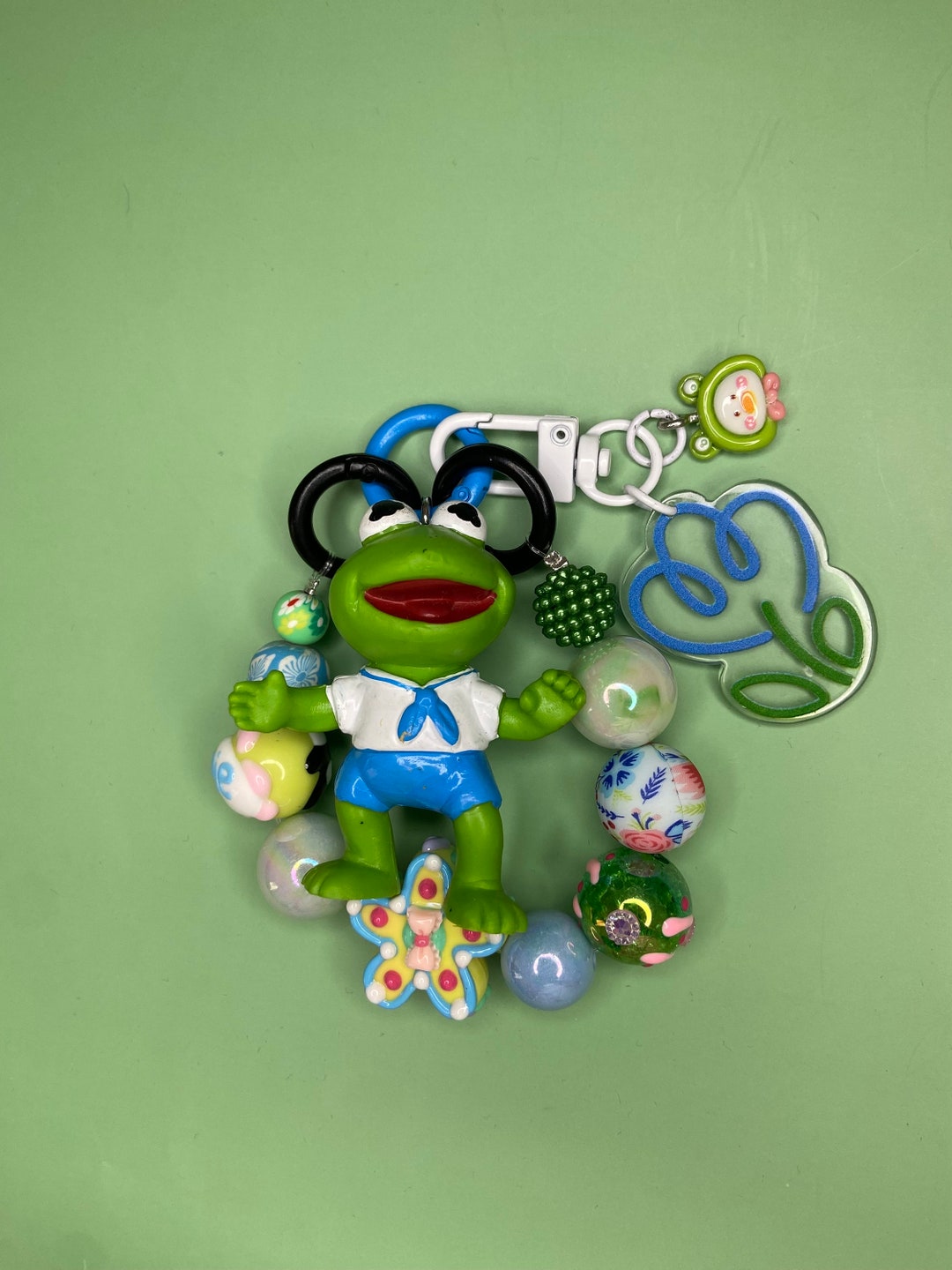 KERMIT FROG Key Ring - Etsy
