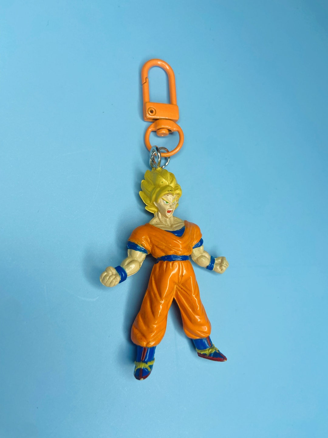 GOKU Super Saiyan DBZ Key Ring - Etsy