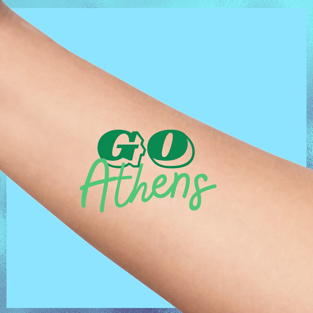Custom School Spirit Temporary Tattoos Personalize With Your Team Name ...