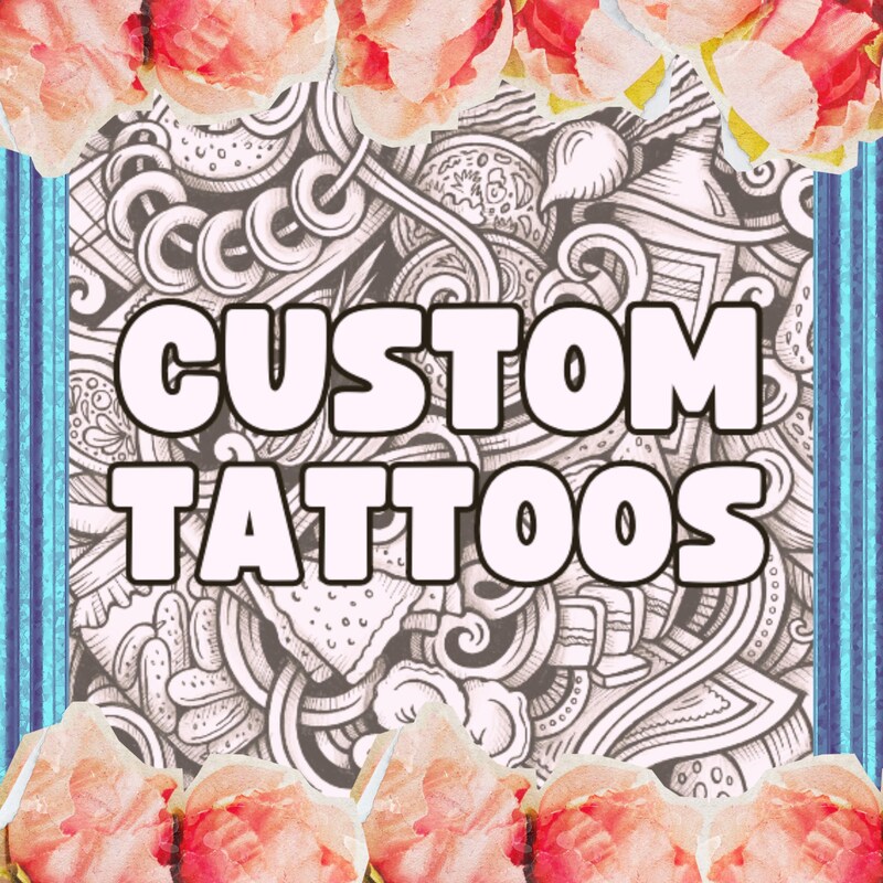 Custom Temporary Tattoos - Etsy