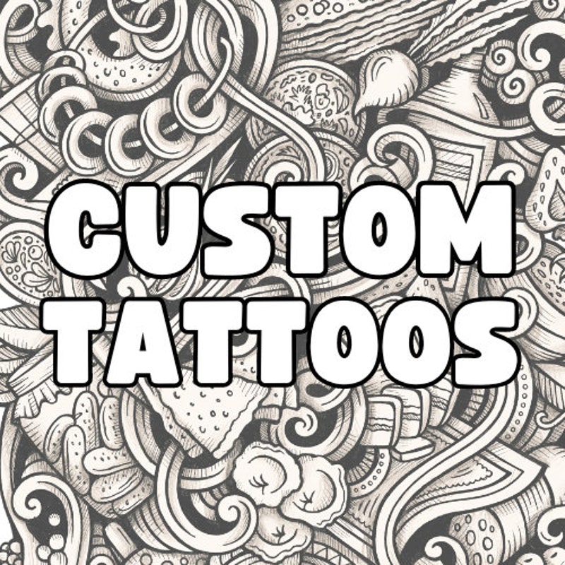 Custom Temporary Tattoo - Etsy