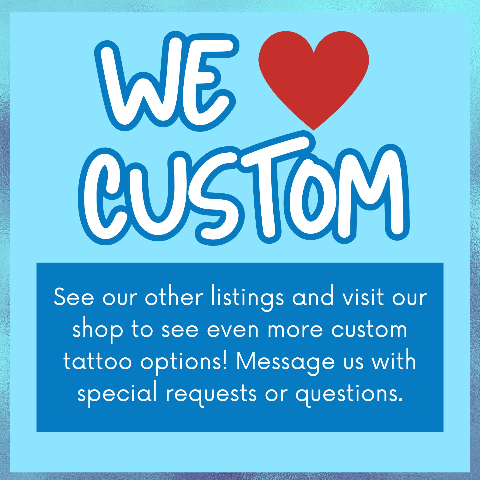 Custom School Spirit Temporary Tattoos Personalize With Your Team Name ...