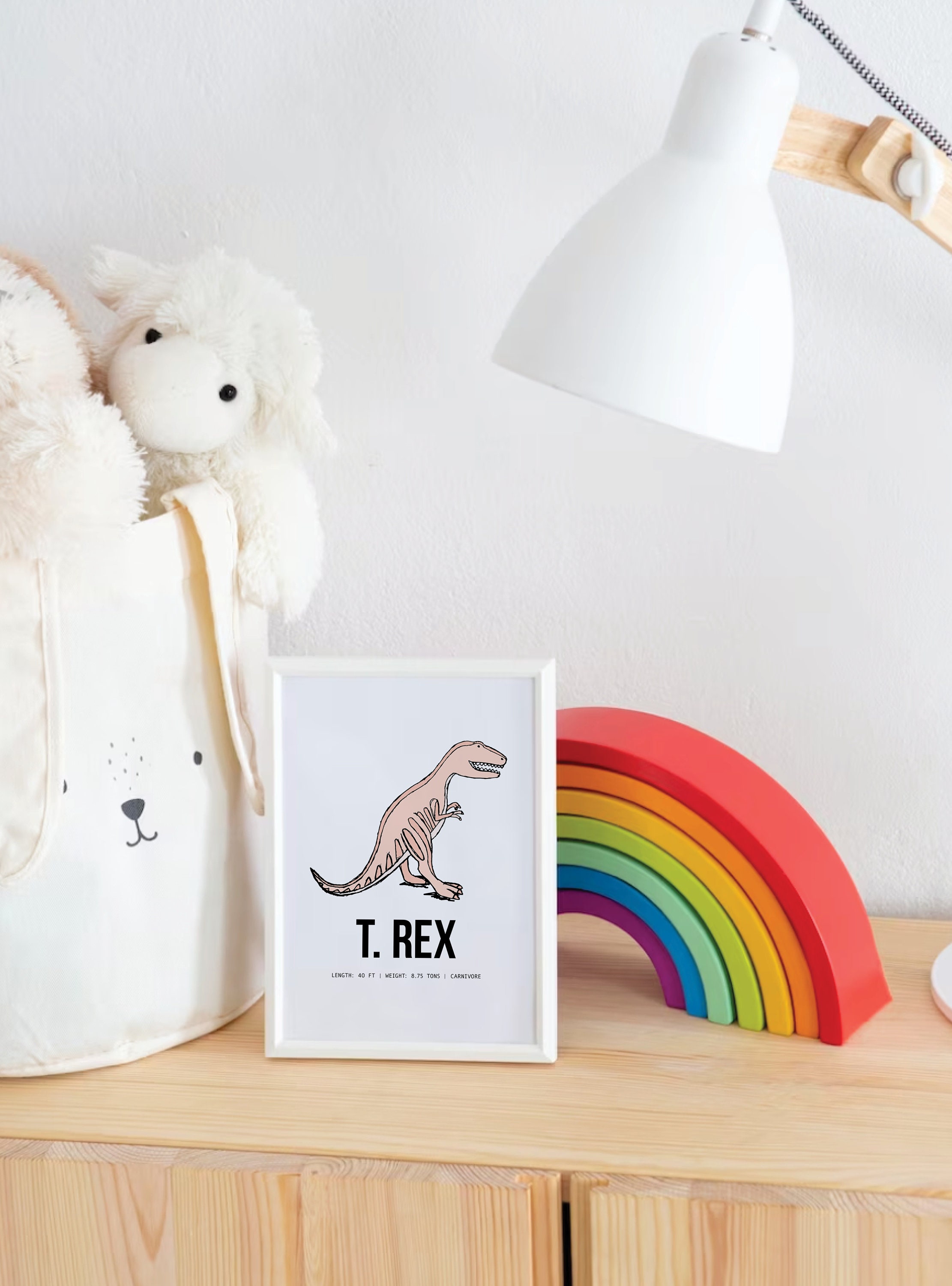 Tyrannosaurus Rex Poster TREX Poster Dinosaur TREX Poster - Etsy