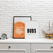 Custom Bubs Name Poster, Nursery, Playroom Kids Custom Print, Bubs Name ...