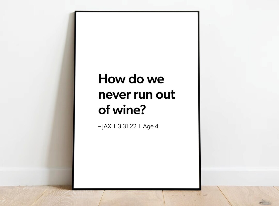 Custom Quote Poster, Funny Things That People Say, Personalized Quote ...