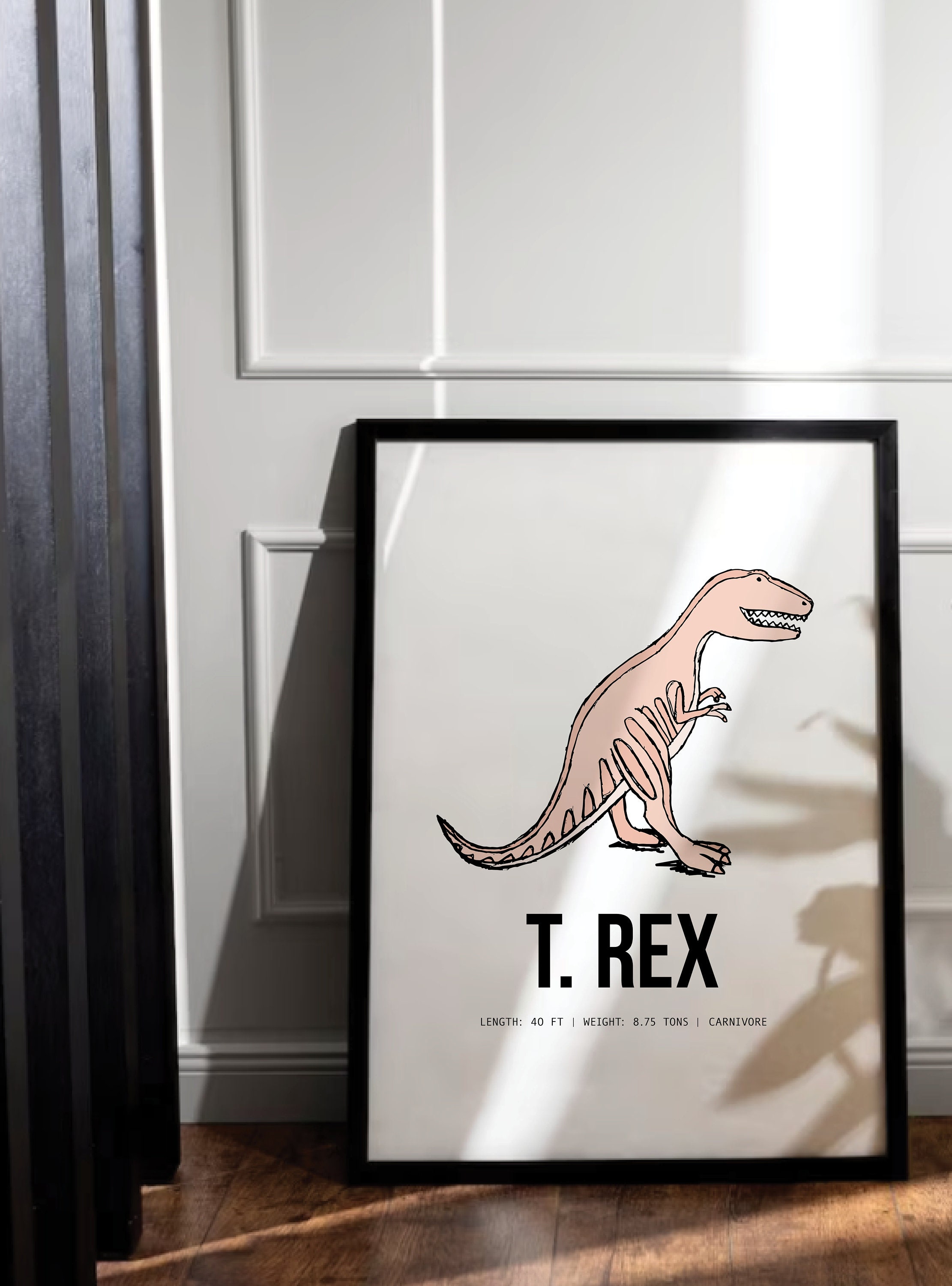 Tyrannosaurus Rex Poster TREX Poster Dinosaur TREX Poster - Etsy