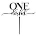 Onederful Svg, First Birthday Cake Topper Svg, 1st Birthday Svg, First ...