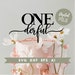 Onederful Svg, First Birthday Cake Topper Svg, 1st Birthday Svg, First ...