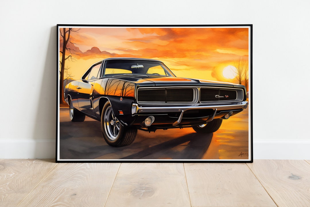 Dodge Charger, 1969 Charger,printable Poster,wall Art, Luxury Car ...
