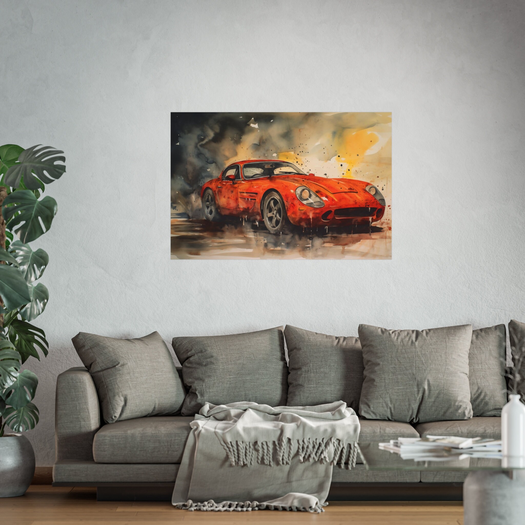 TVR Griffith, 1994 Griffith, Unframed Poster, Car Wall Art, Vintage Car ...