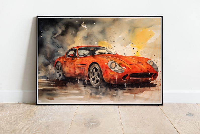 TVR Griffith, 1994 Griffith, Unframed Poster, Car Wall Art, Vintage Car ...