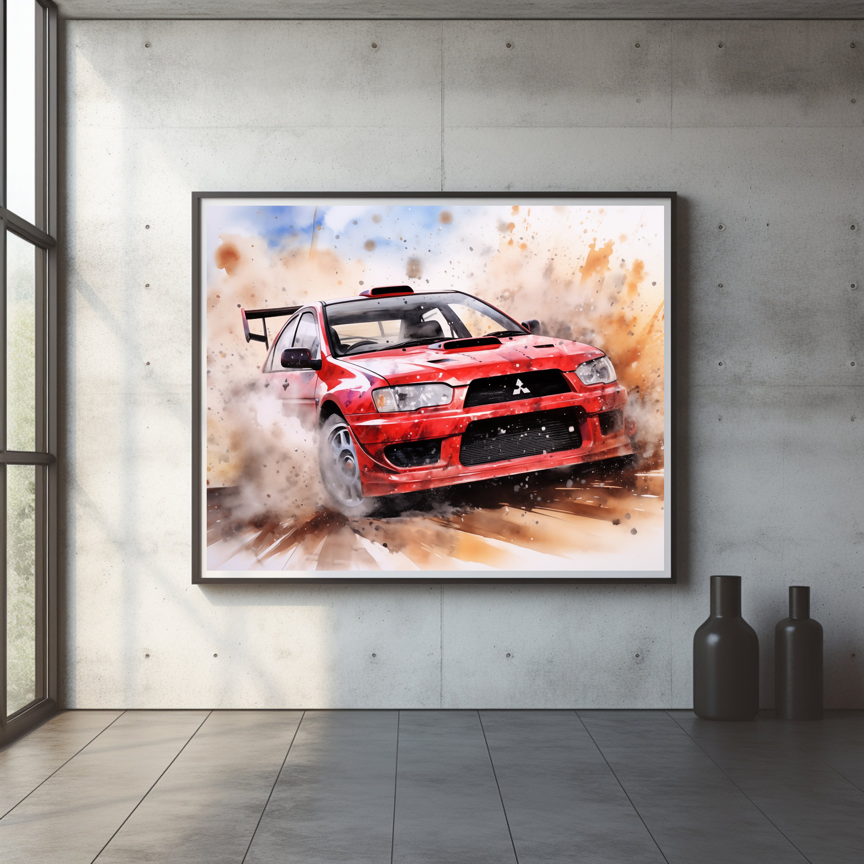 Mitsubishi Lancer Evo IV, 1994 Lancer, Printable Poster,wall Art ...