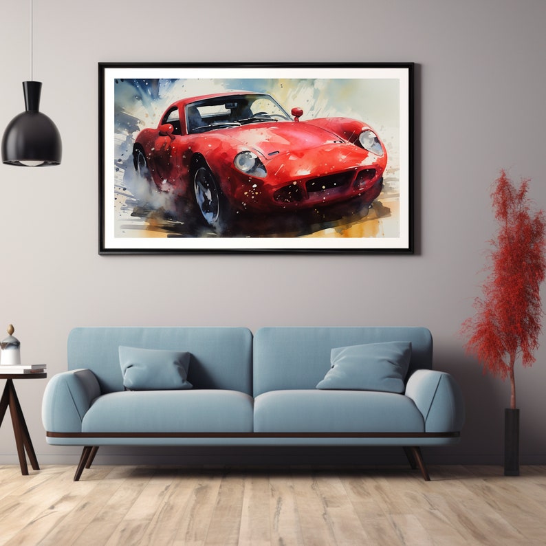 TVR Griffith, 1994 Griffith, Unframed Poster, Car Wall Art, Vintage Car ...