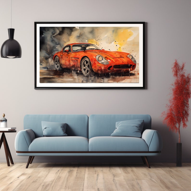 TVR Griffith, 1994 Griffith, Unframed Poster, Car Wall Art, Vintage Car ...