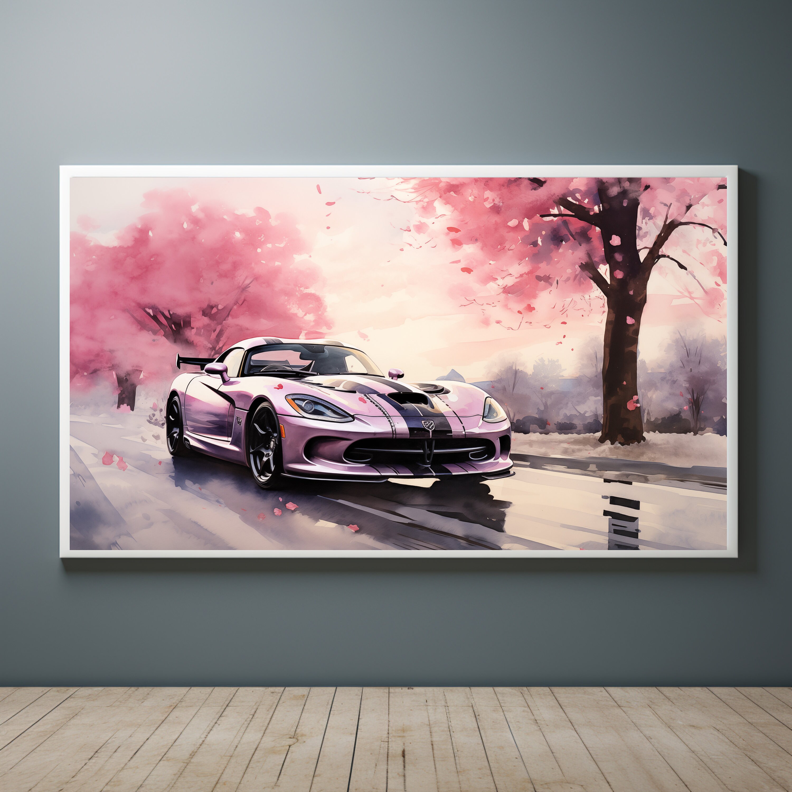 Dodge Viper GTS, Viper GTS, Printable Poster, Vintage Car, Valentines ...