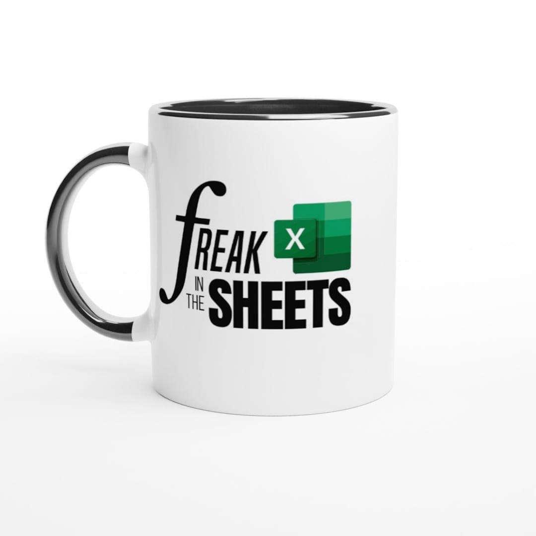 Freak in the Sheets - Excel Mug - Etsy