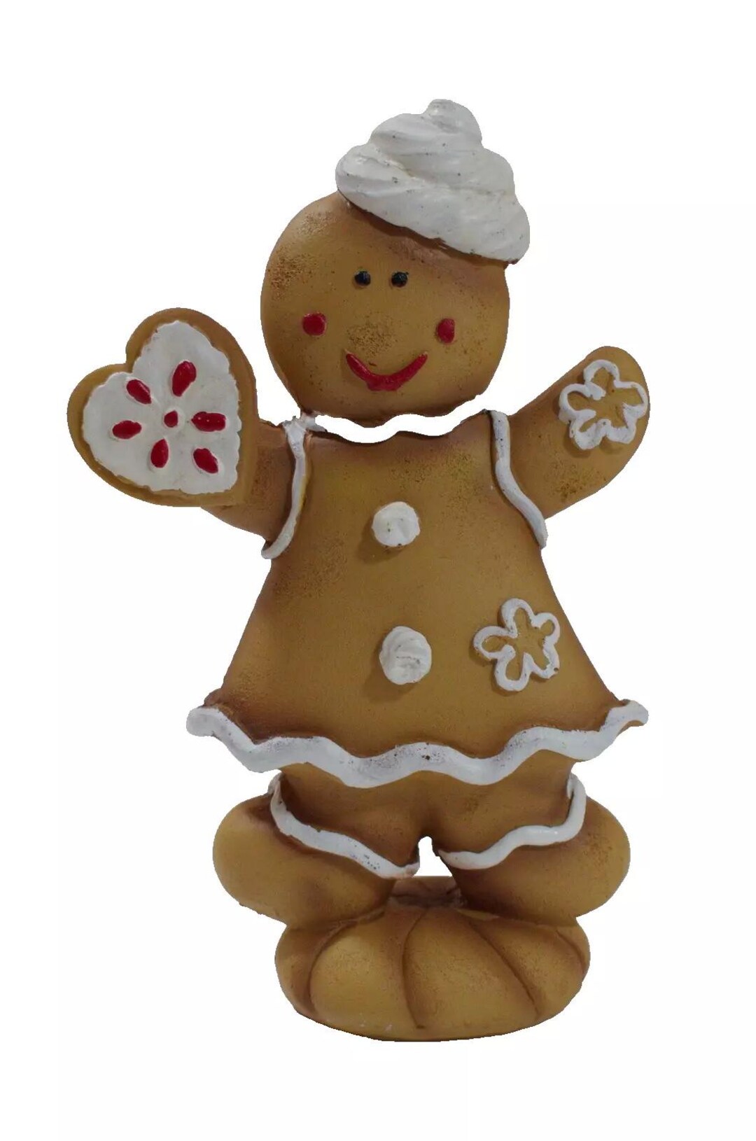 Gingerbread Figure Gingerbread Man With Heart Decoration Man Figure ...