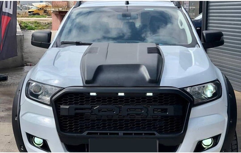 Ford Ranger 2016 Onwards Wildtrak Raptor T7-T8 Bonnet Scoop Hood Vent ...