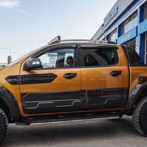 Ford Ranger T6/T7/T8 Jumbo Body Cladding 2012-2022 Side Doors Body Kit ...