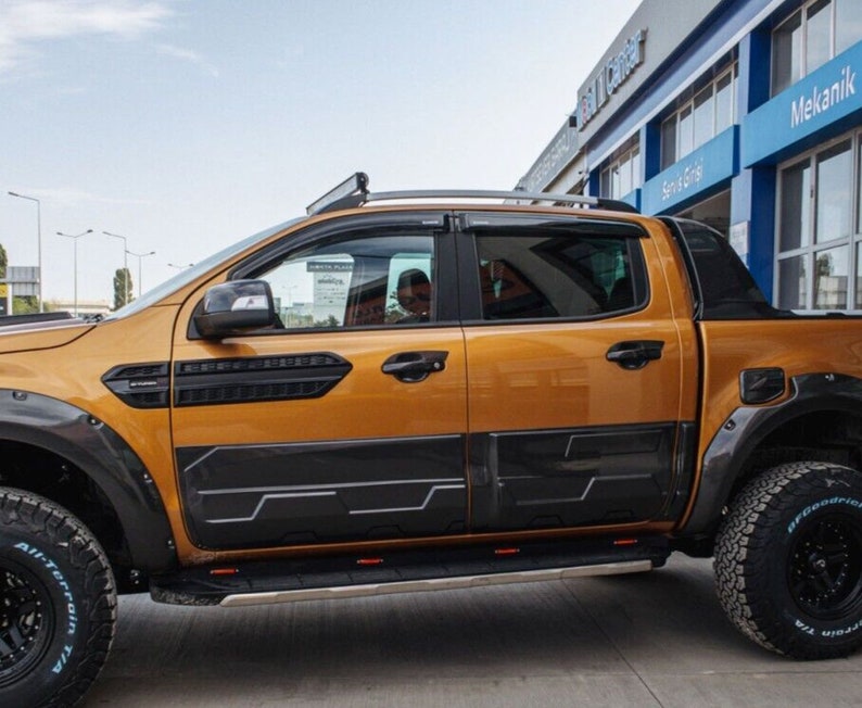 Ford Ranger T6/T7/T8 Jumbo Body Cladding 2012-2022 Side Doors Body Kit ...