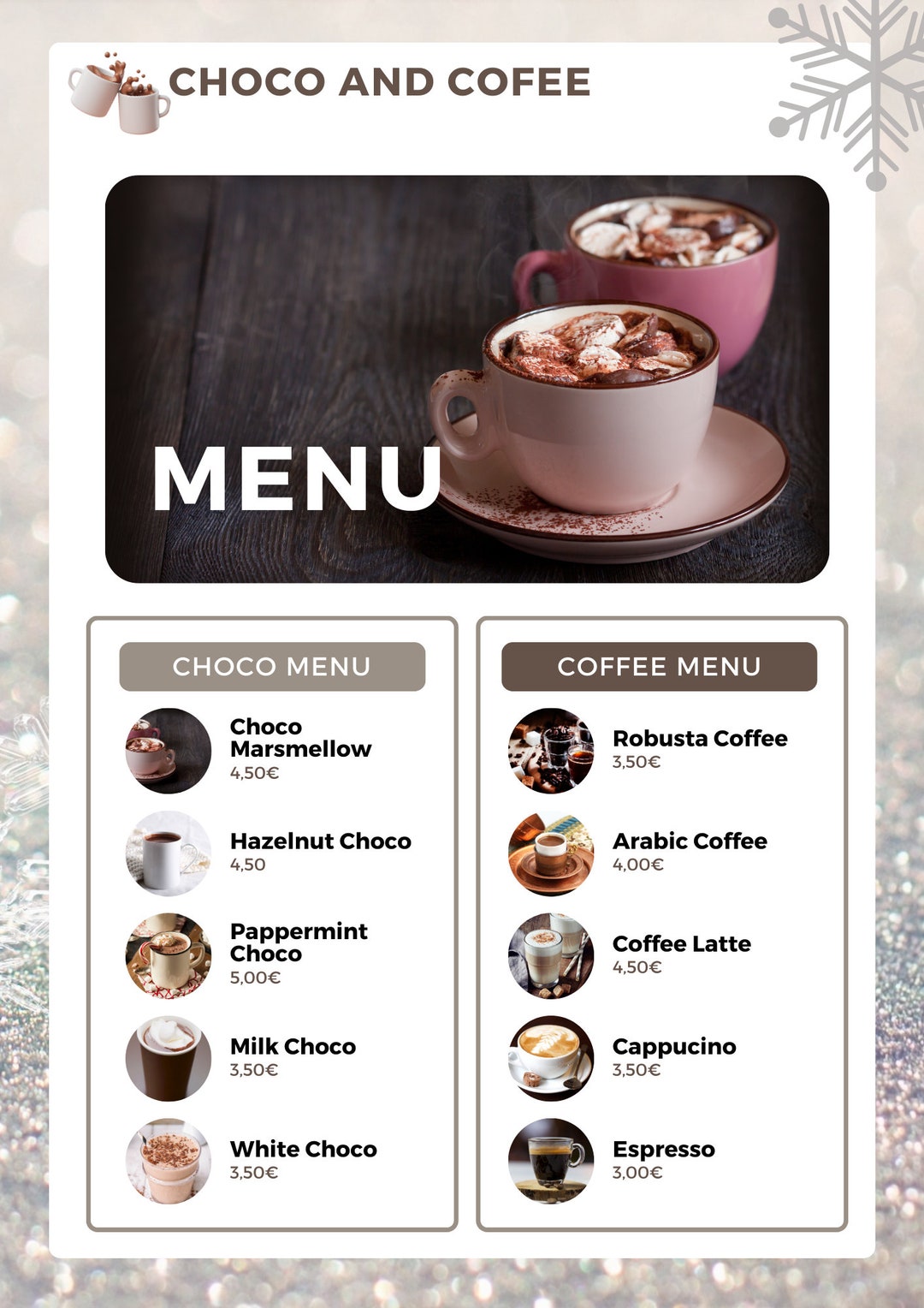 Restaurant Menu - Etsy