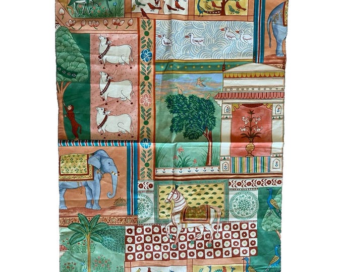 Vintage Jane Churchill "indian Summer" Fabric Sample England 1993, 26 ...