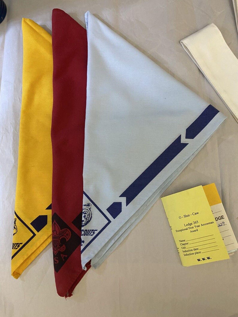 BSA Order of the Arrow Brotherhood Sash Embroidery Lanyard Scarves Misc ...