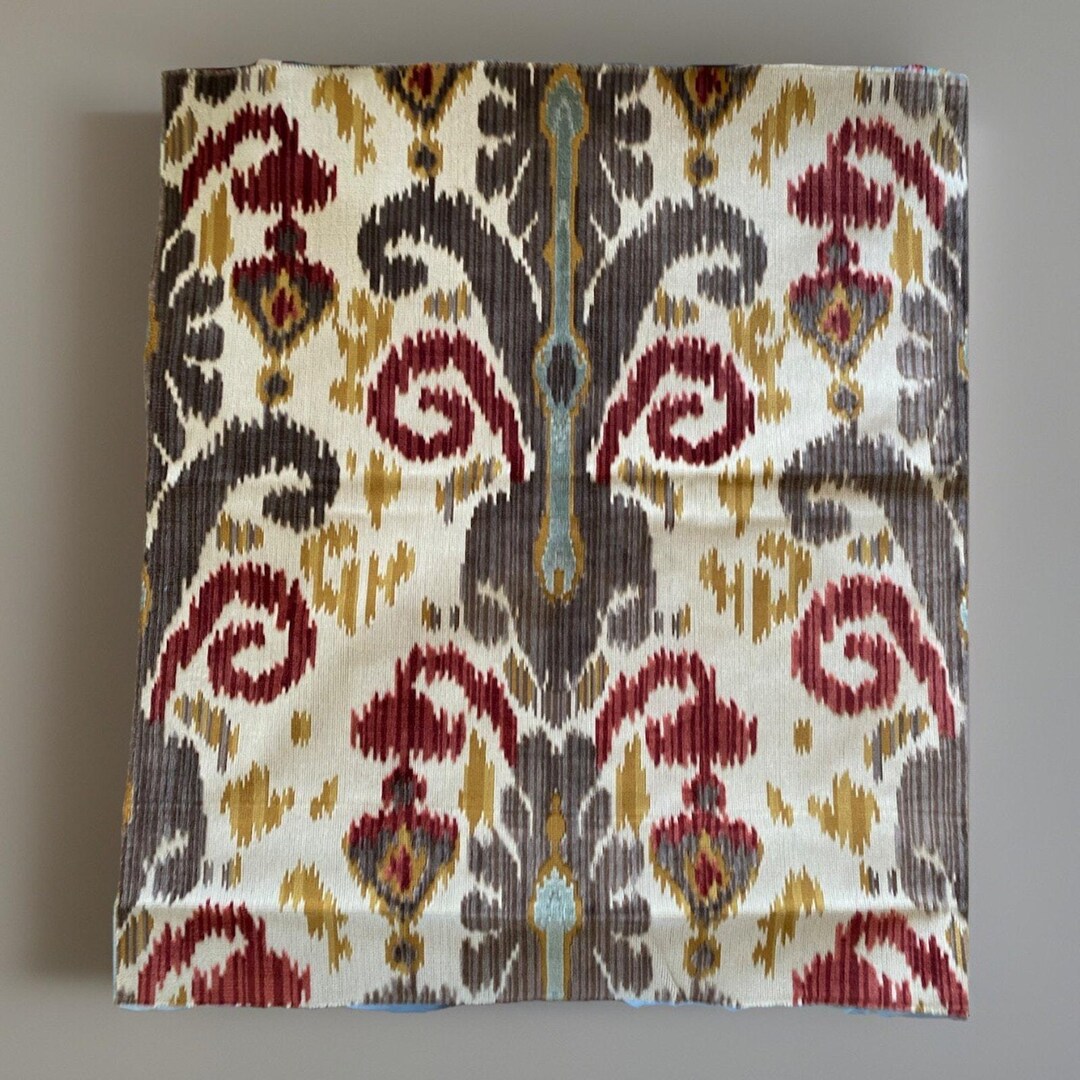 Lee Jofa Pardah Heavy Velvet Java Fabric Sample 26x29.5" Orig. 580/yd ...