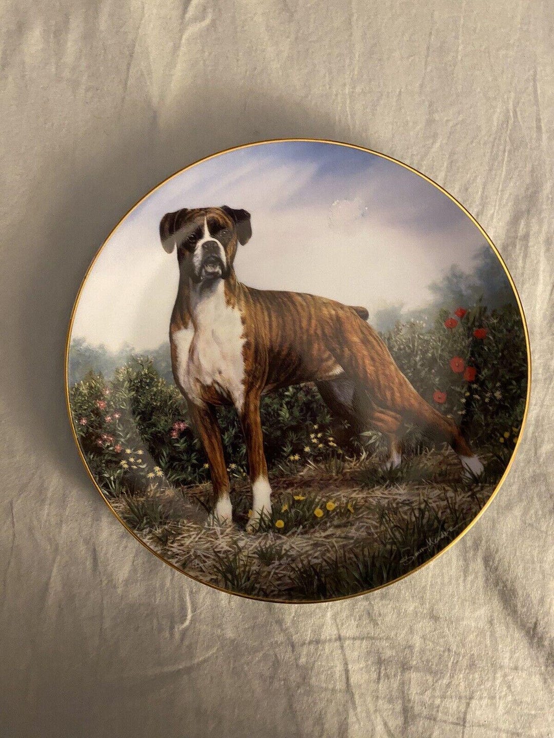 Boxer Plate Collection Standing Proud by Simon Mendez A Limited Edition ...