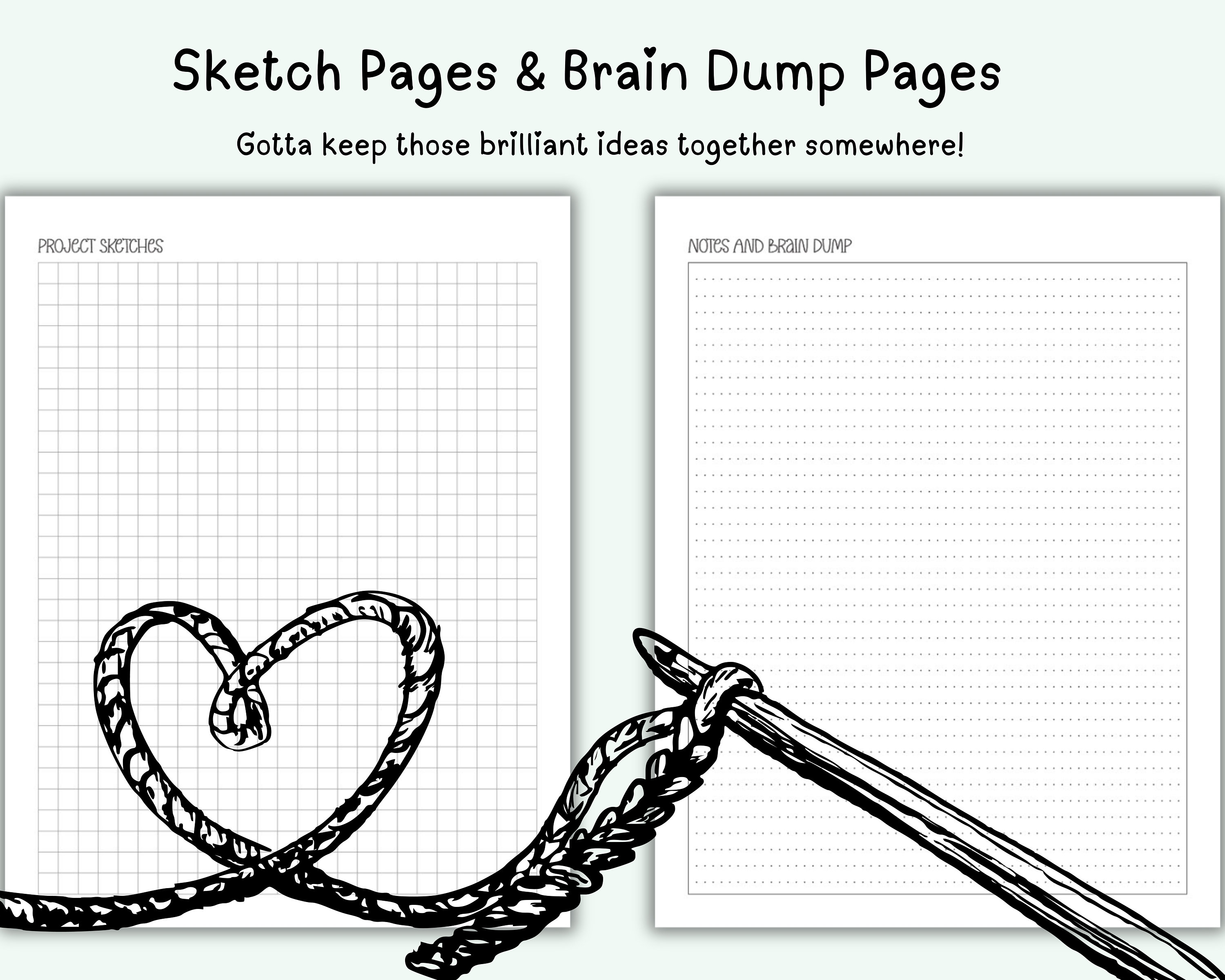 Printable Crochet Project Tracker to Organize and Log Your Crochet ...