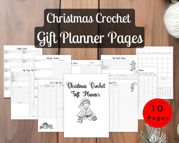 Crochet Project Tracker Printable Handy Reference Sheet for Crochet ...