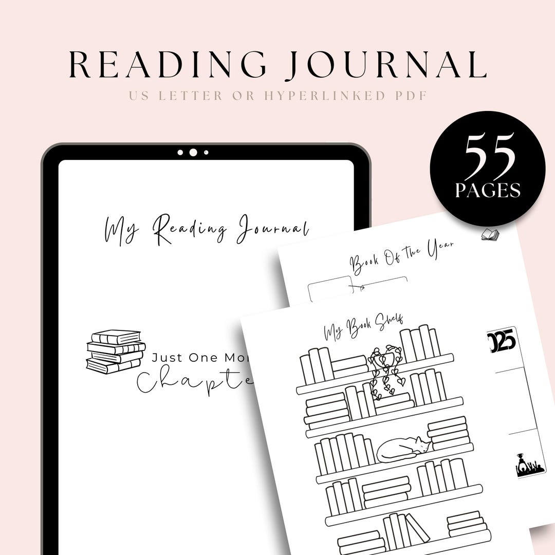 TBR and Reading Log Printable Reading Tracker Book Reading Planner ...