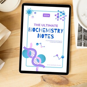 The Ultimate Biochemistry Notes Digital Reviewer Study PDF - Etsy