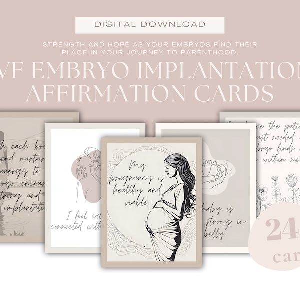 Ivf Support Card - Etsy