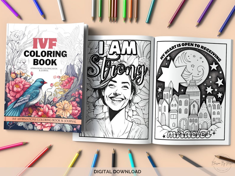 IVF Coloring Book | Printable IVF Coloring Pages, Fertility Coloring ...