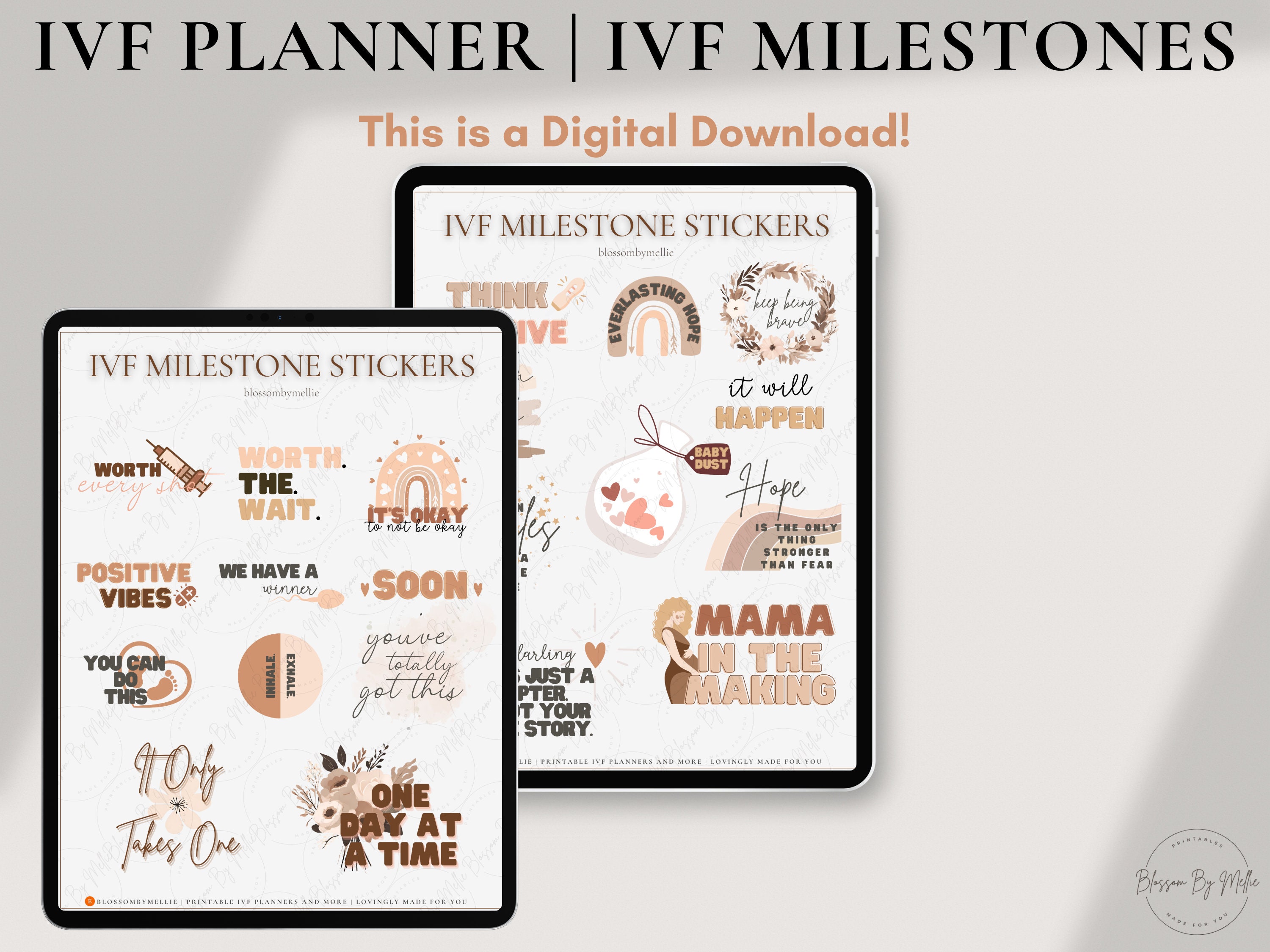 IVF Digital Stickers Goodnotes Ivf Planner Stickers Ivf Digital ...