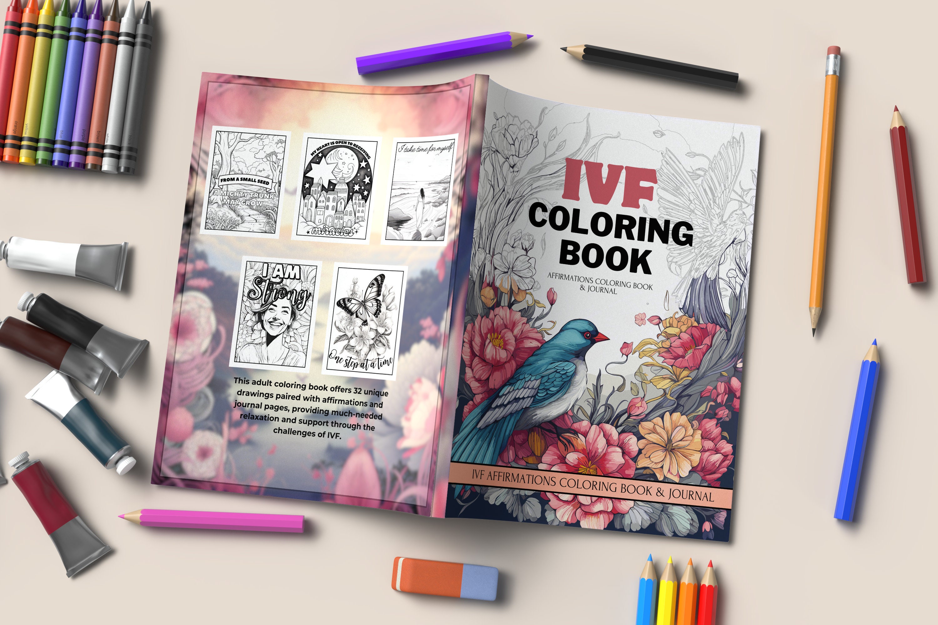 IVF Coloring Book | Printable IVF Coloring Pages, Fertility Coloring ...