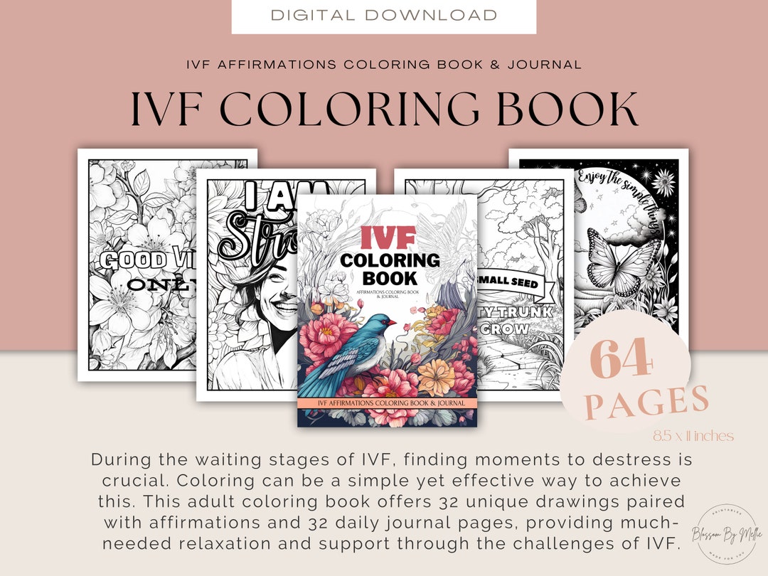 IVF Coloring Book | Printable IVF Coloring Pages, Fertility Coloring ...