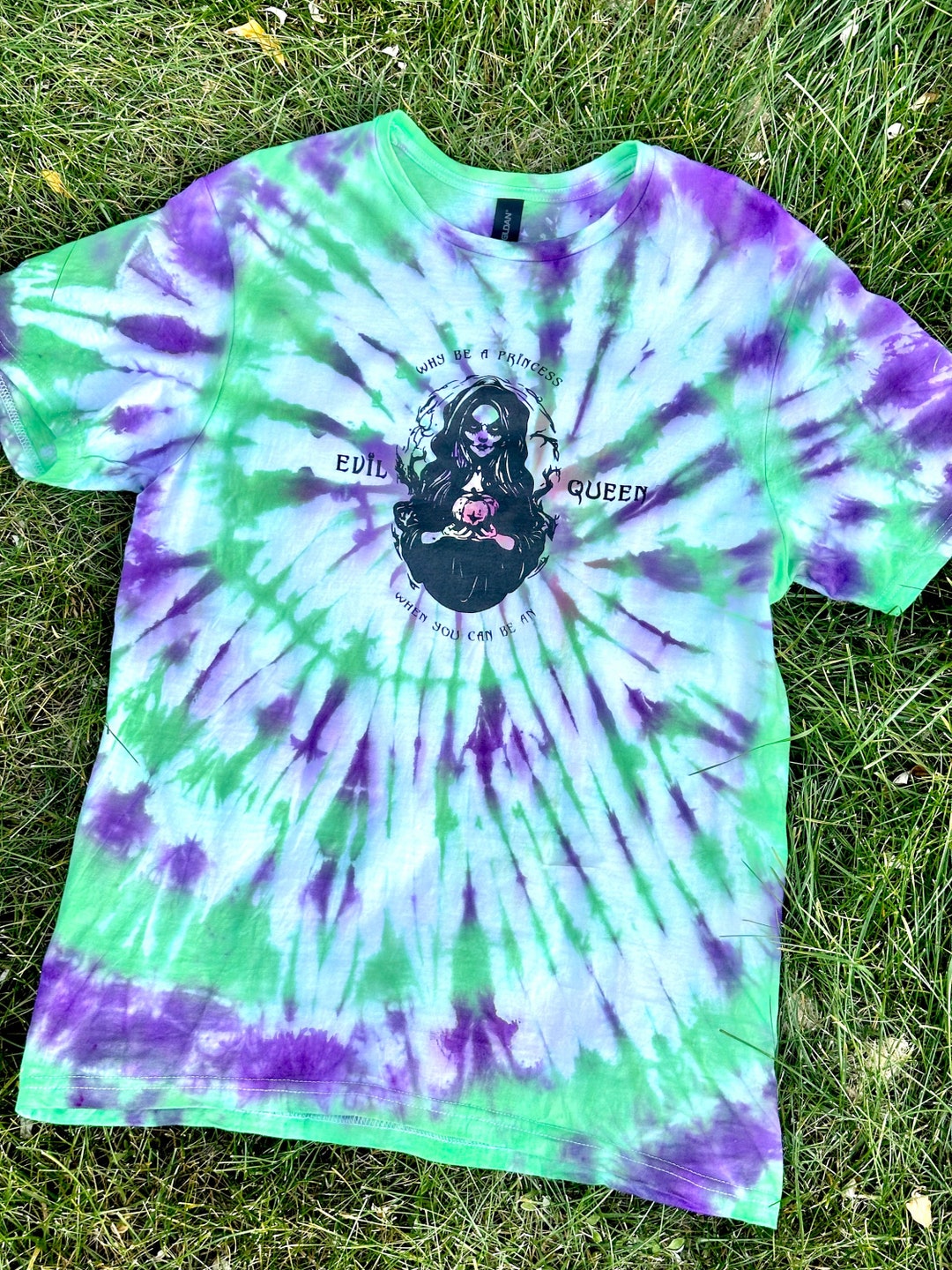 Evil Queen Tie-dye Shirt - Why Be a Princess When You Can Be an Evil ...
